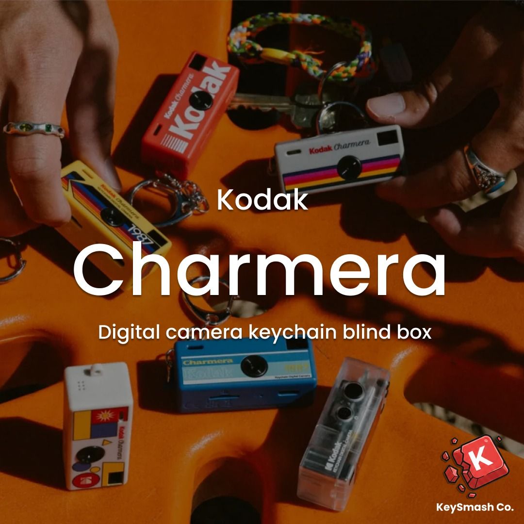 [Ready Stock] KODAK Charmera - Retro Digital Camera Keychain Blind Box ...