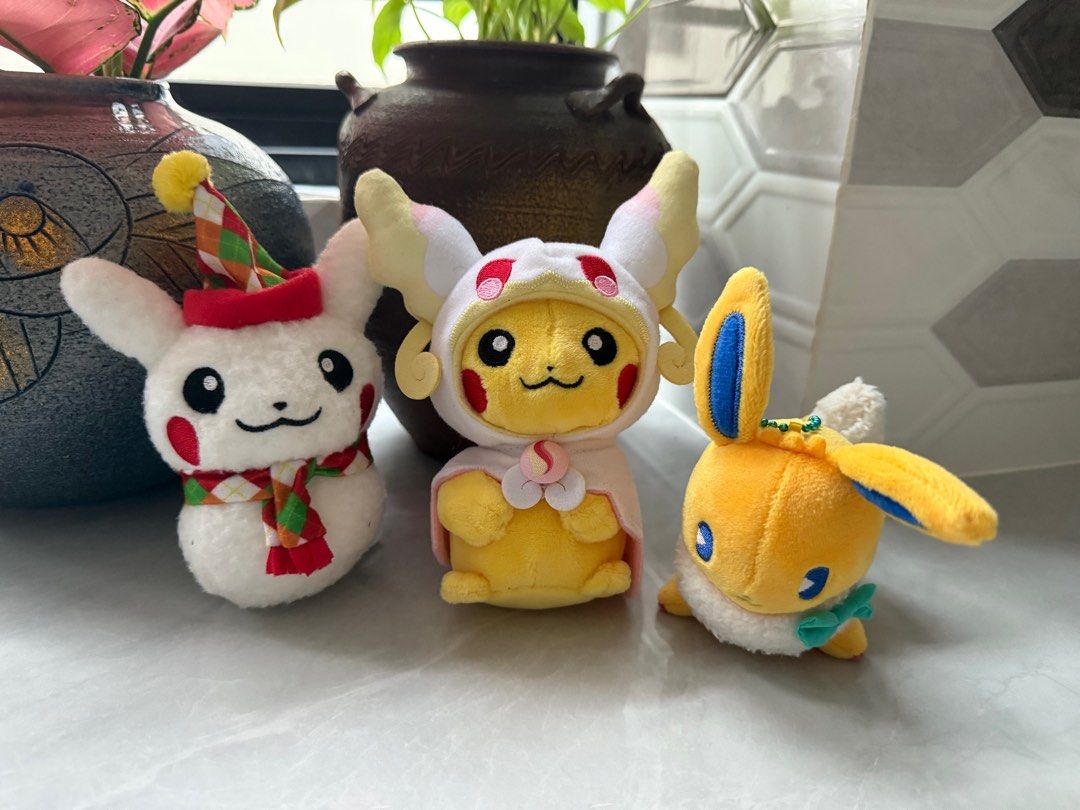 Pokemon Center Plush Combo, Hobbies & Toys, Toys & Games on Carousell