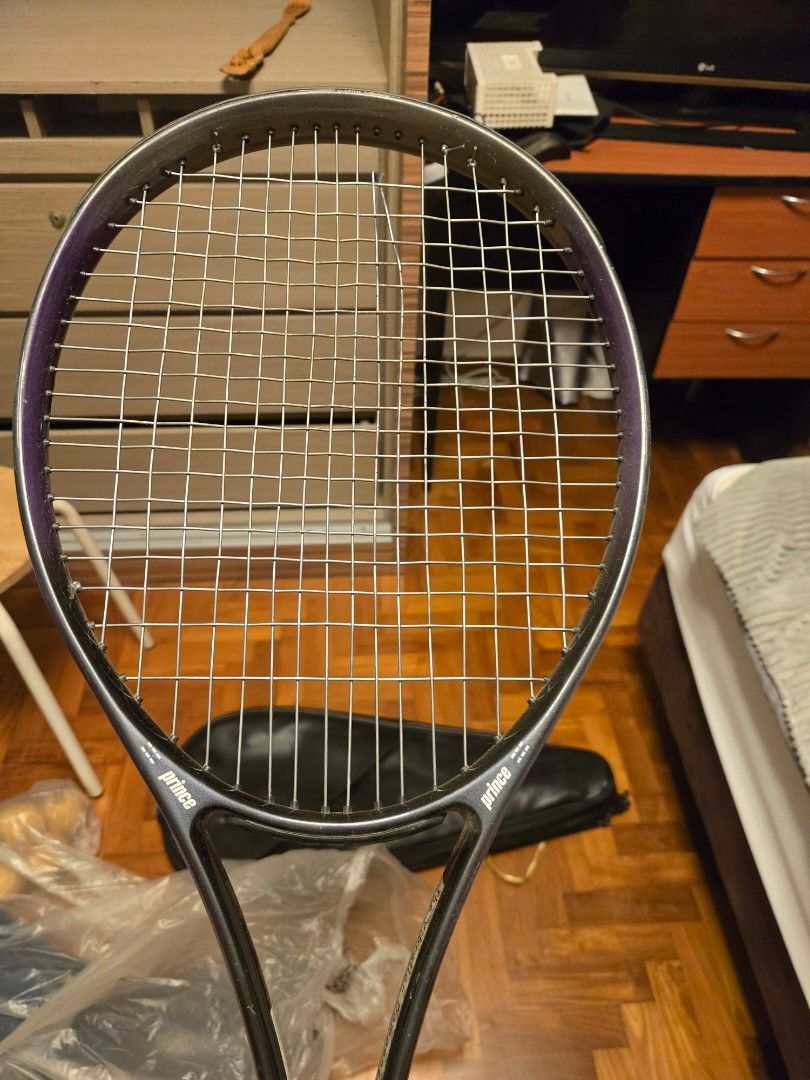 Prince Synergy 32 Oversize Tennis Racket, Sports Equipment, Sports ...
