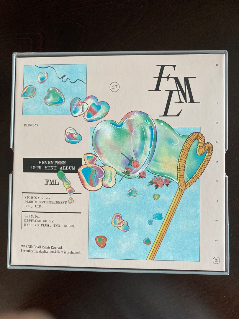 Seventeen FML 10th Mini Album Carat Version (Random) - Music Album ...