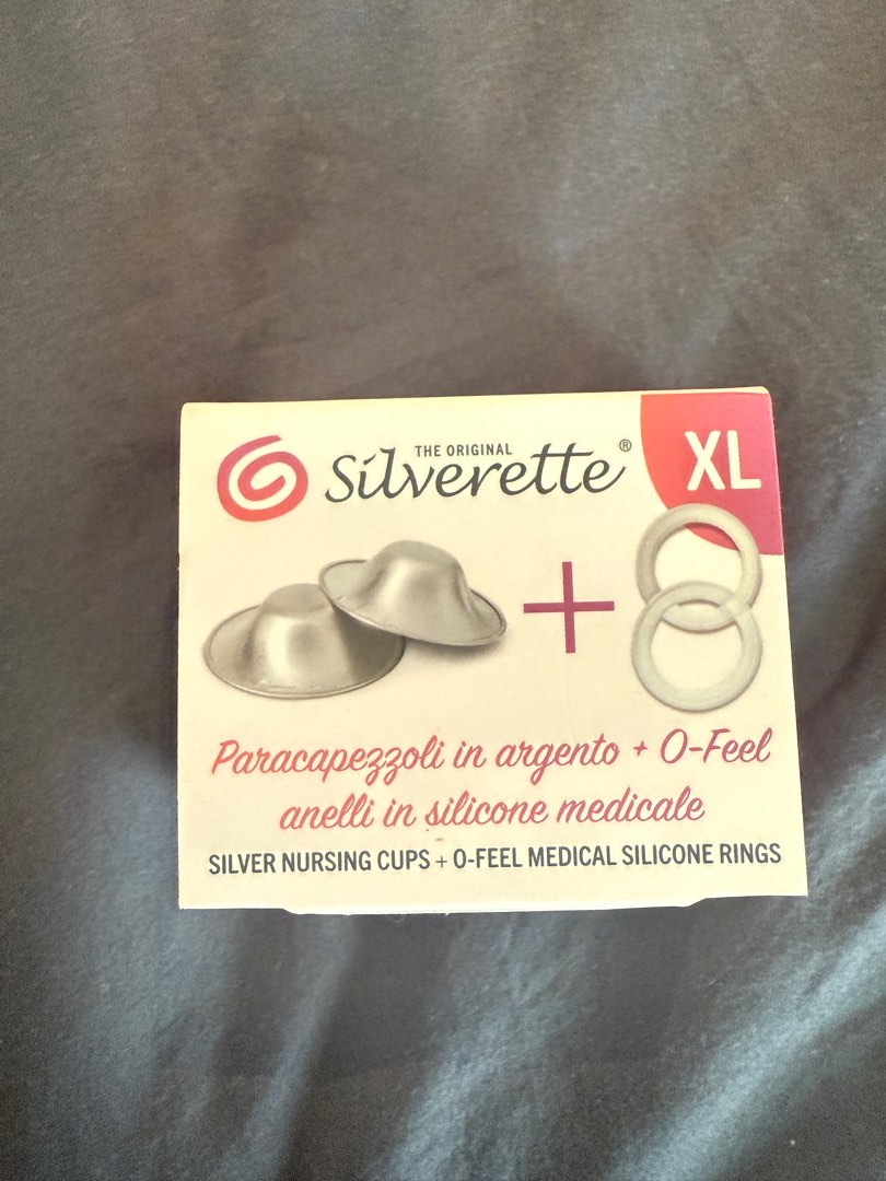 Silverette XL Silver Nursing Cups, Babies & Kids, Nursing & Feeding ...