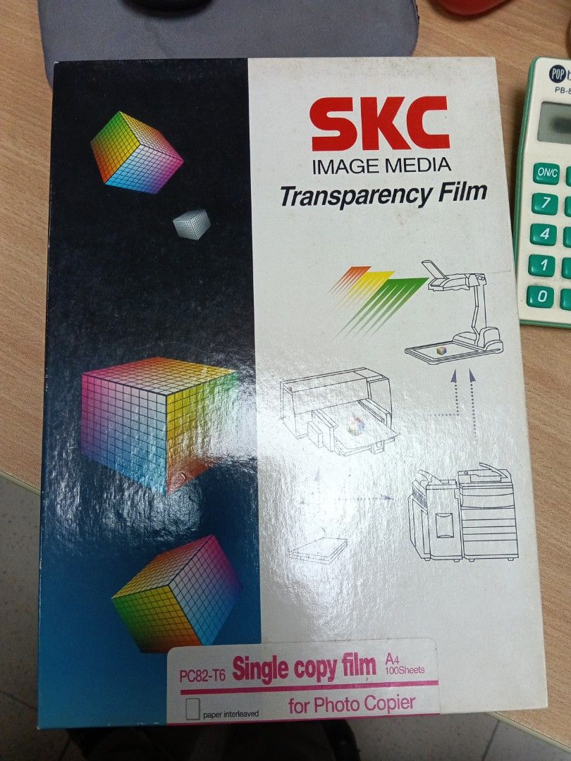 SKC Transparency Film - A4 Size, Hobbies & Toys, Stationery & Craft ...