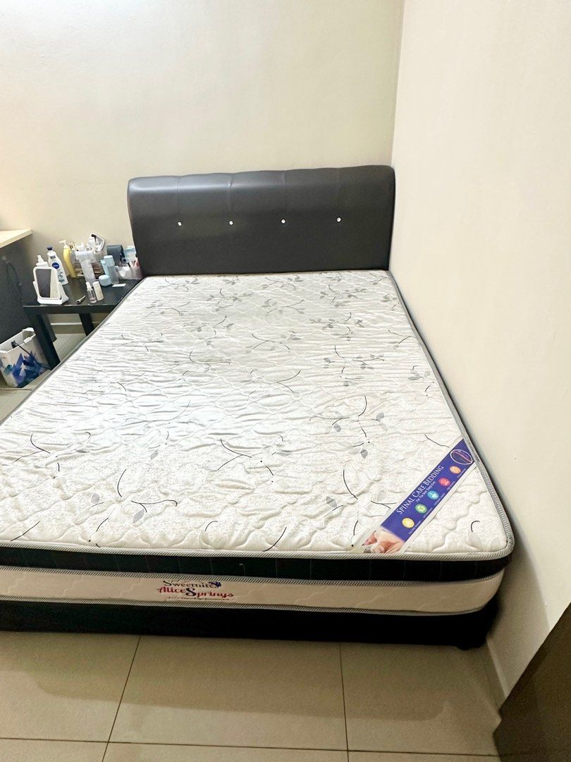 Sweet Dream Alice Springs Bed Frame and Mattress, Furniture & Home ...