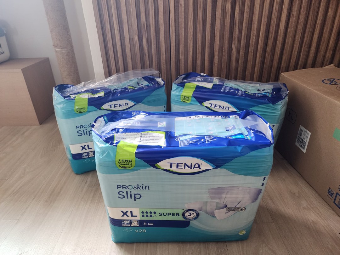 TENA ProSkin Slip XL Super Adult Diapers - New, Health & Nutrition ...
