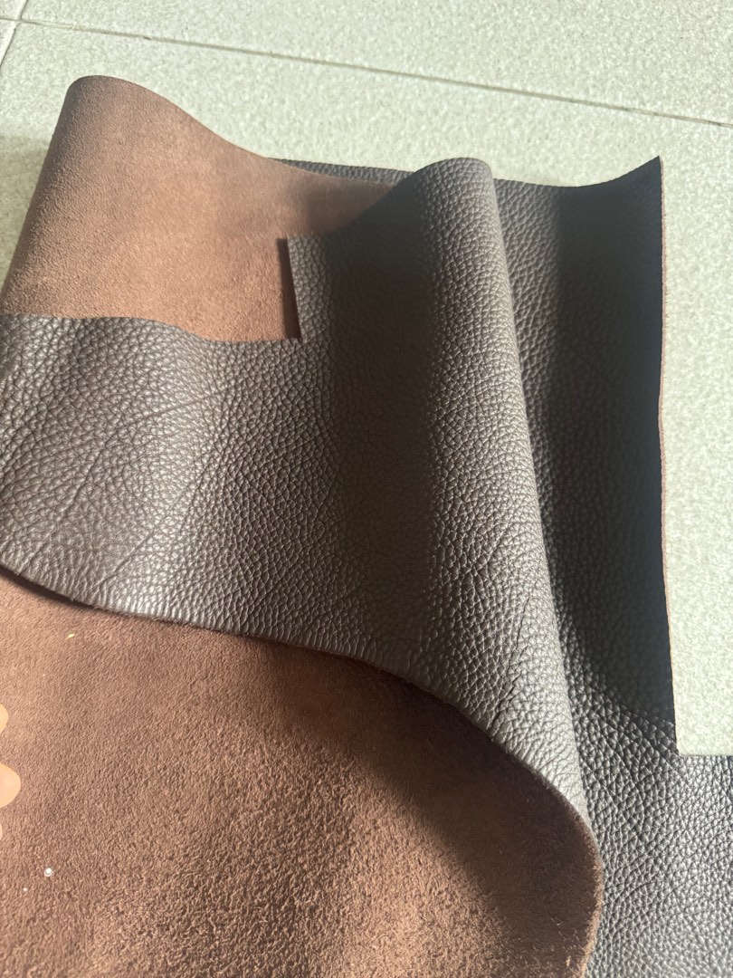 Thick & soft Brown Leather Hide scrap, Hobbies & Toys, Stationery ...