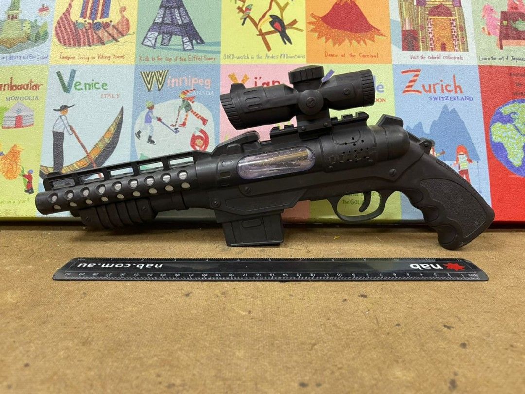 Toy Gun with Musical Double Barrel Gun Electric Gun with Laser Light ...