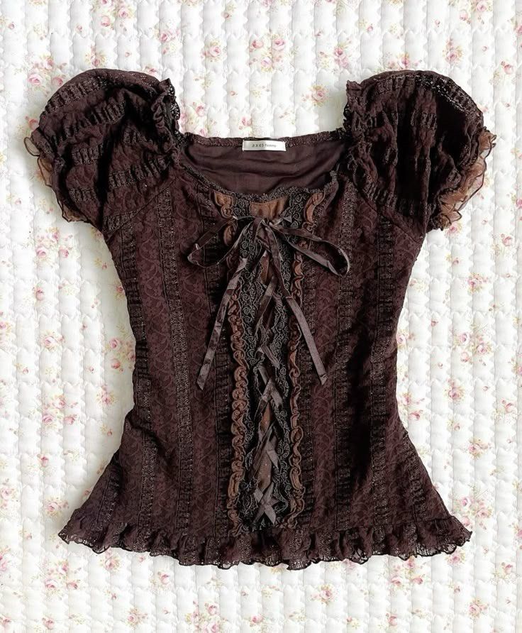 AXES FEMME milkmaid princess top (coquette, lizlisa, mezzo piano, dolly ...