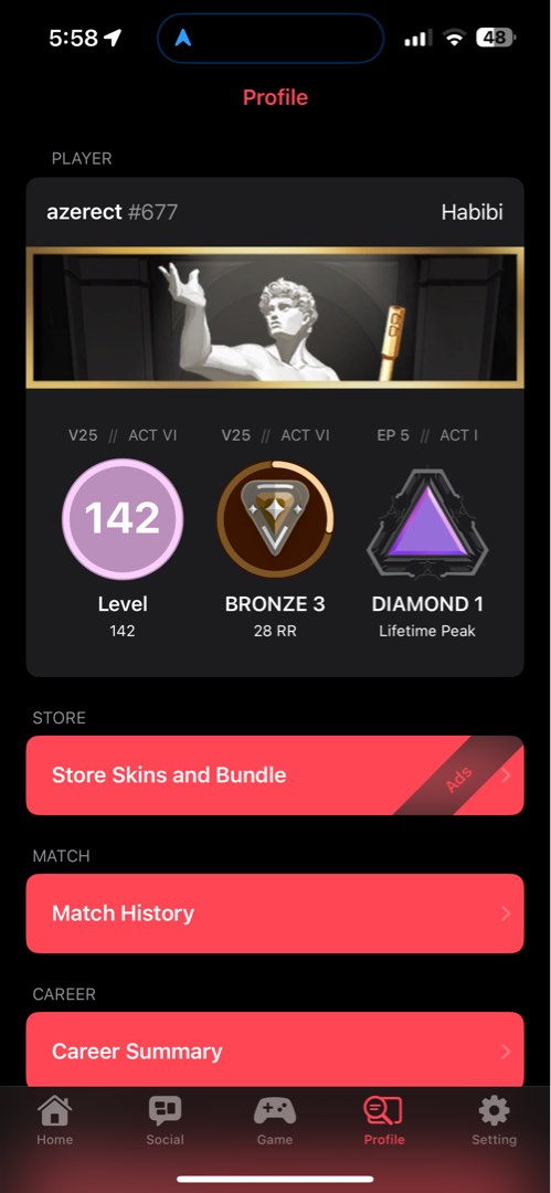 val acc w 10+ prim skins, Video Gaming, Video Games, Others on Carousell