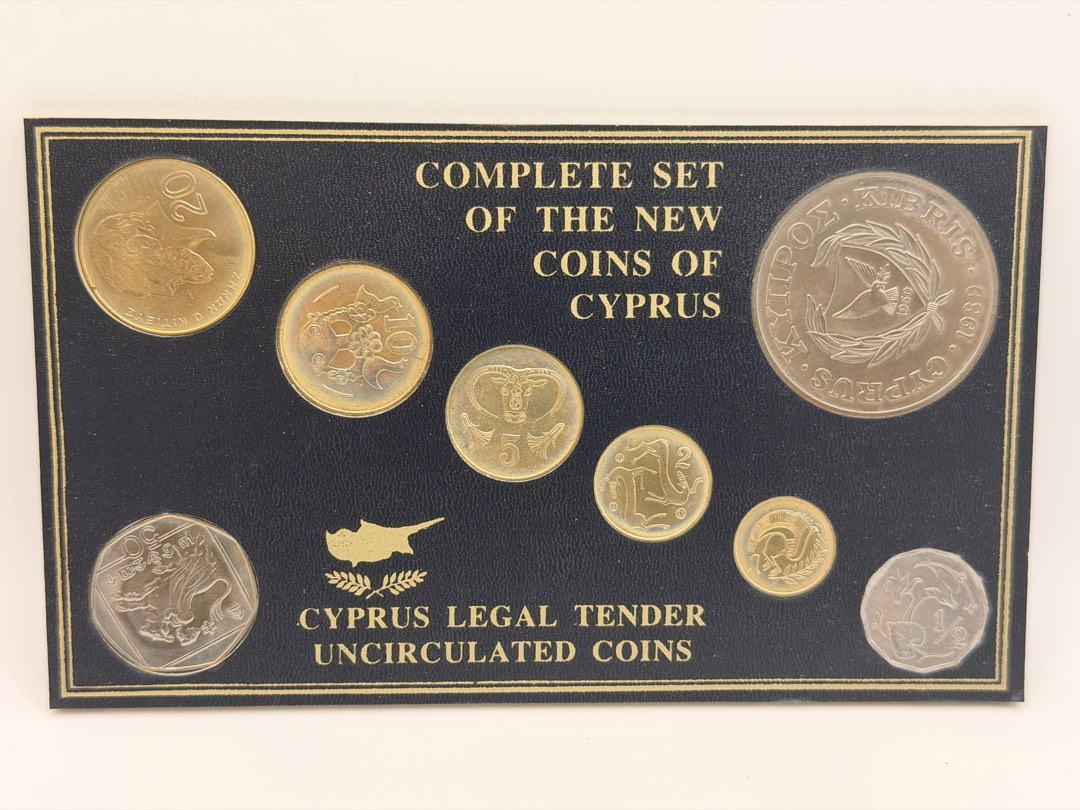 1983 - 1998 Cyprus Complete Set of UNC Coins, Hobbies & Toys ...