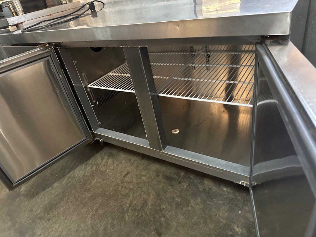 2 Door Counter Chiller. Blower cooling. Free deliver with 3 months ...