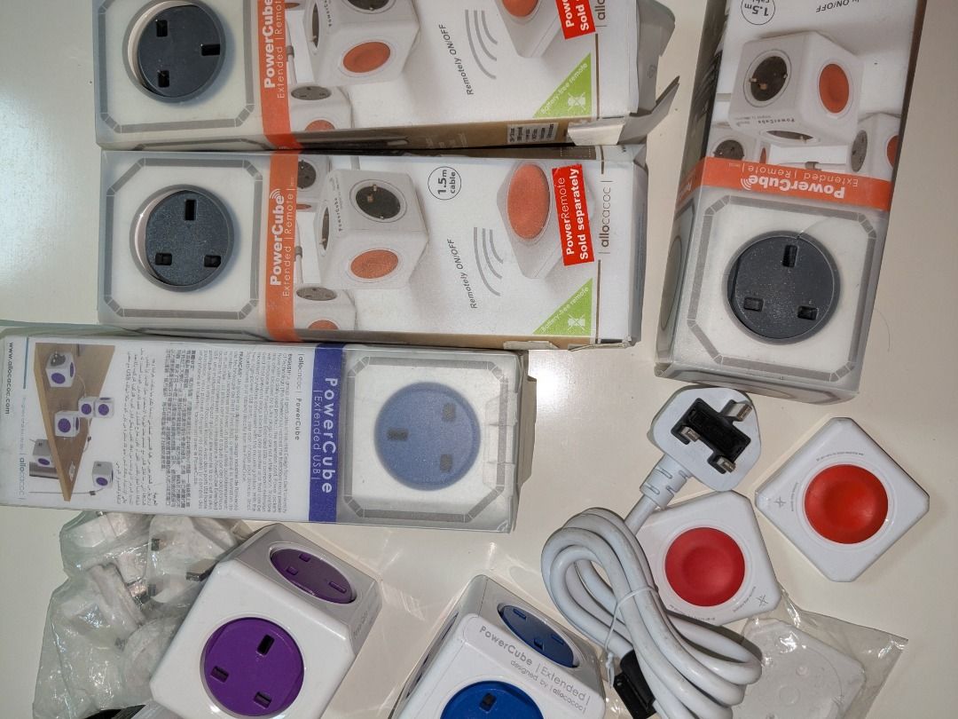 9 different power cube extension cord, travel adapters exactly as seen ...