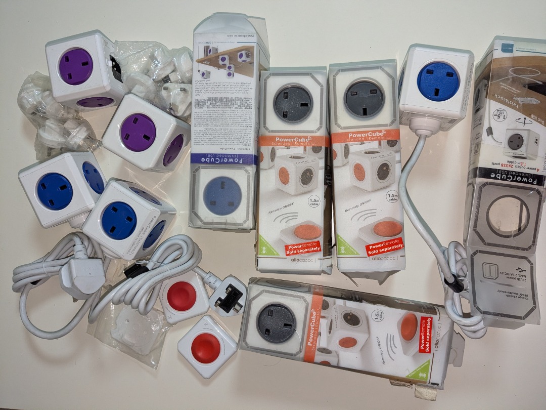 9 different power cube extension cord, travel adapters exactly as seen ...