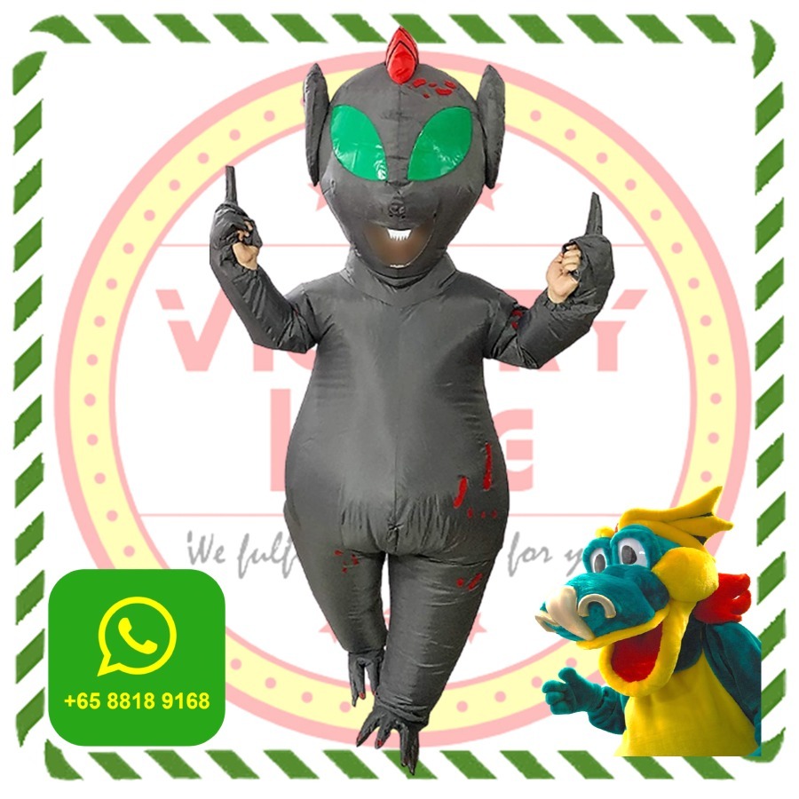 👽 Alien (Grey) Inflatable Costume, Hobbies & Toys, Occasions & Party ...
