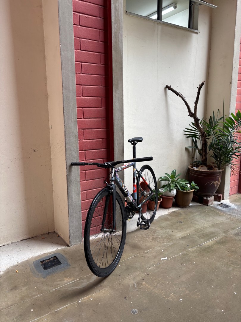 A2 sticker bomb frame carbon fork carbon bar full bike 400 take and go ...