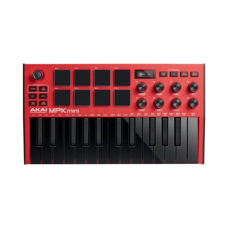 AKAI MPK Mini MK3 - Red, Hobbies & Toys, Musical Instruments on Carousell