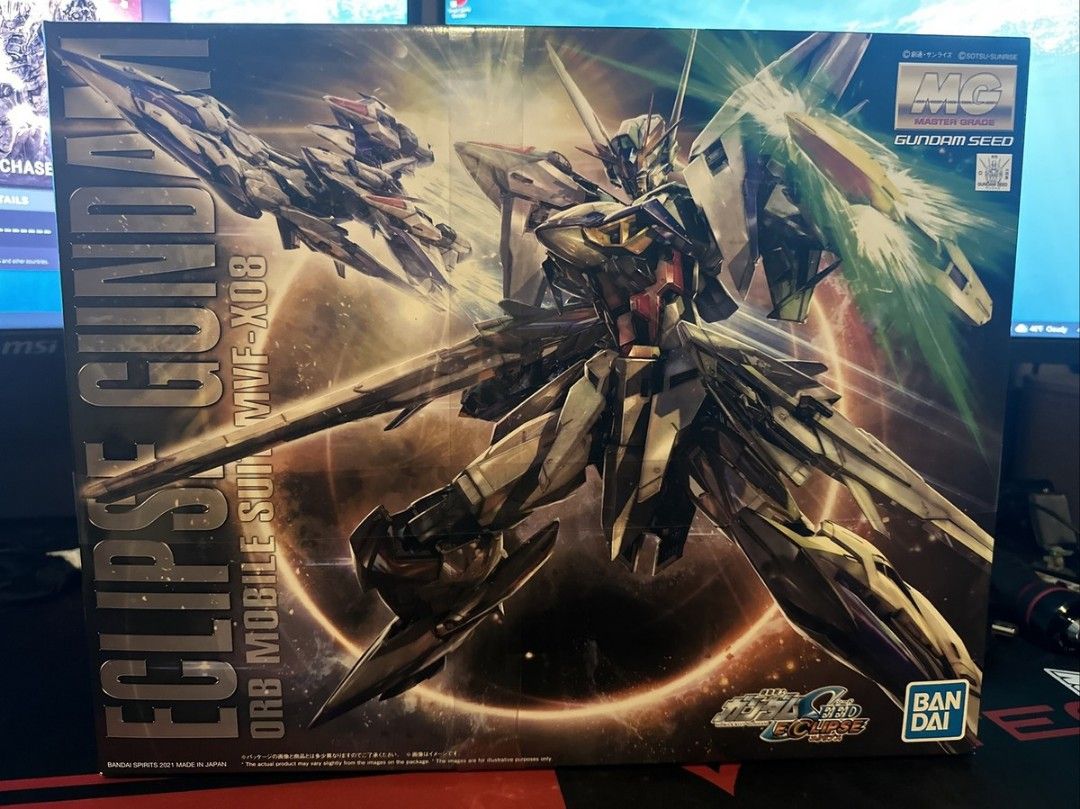 Bandai MG 1/100 Eclipse Gundam Model Kit, Hobbies & Toys, Toys & Games ...