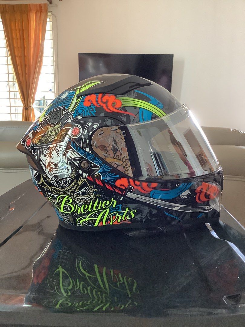 Breltter Arts Motorcycle Helmet, Hobbies & Toys, Collectibles ...
