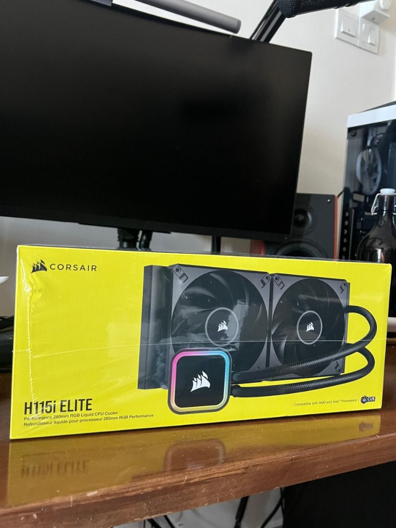 Corsair iCue H11i Elite 280mm RGB Liquid CPU AIO Cooler, Computers ...