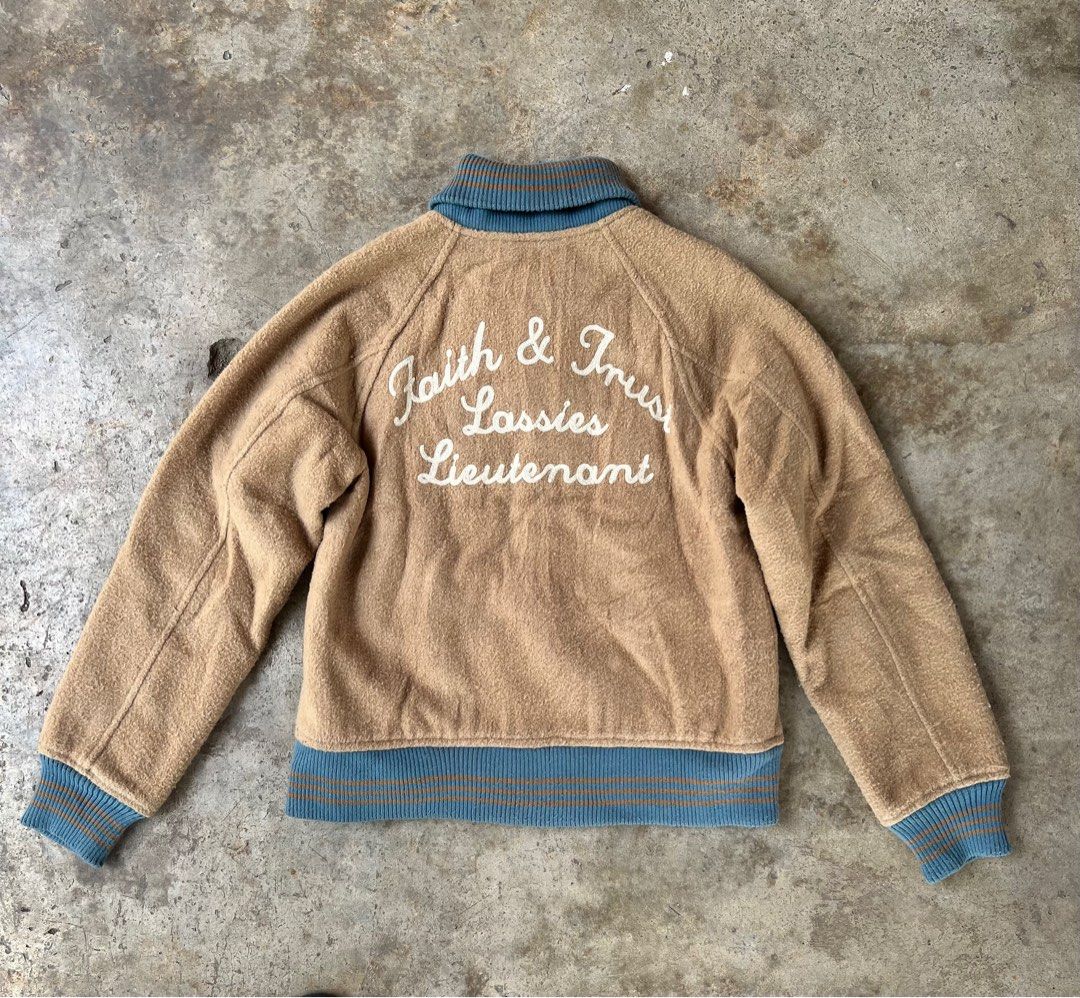 Cube Sugar Work wear Vintage Varsity Jacket, Men's Fashion, Coats ...