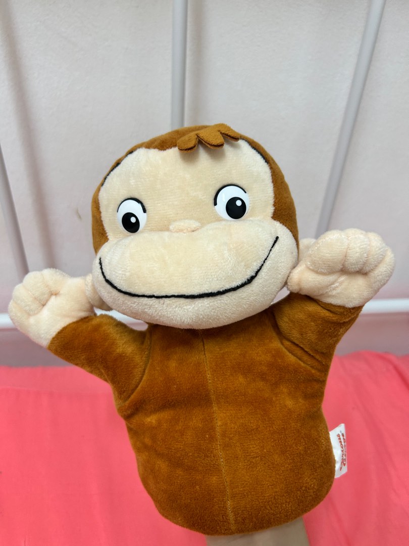 Curious George small plushies and puppet, Hobbies & Toys, Toys & Games ...
