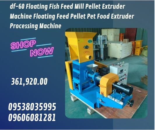 df-60 Floating Fish Feed Mill Pellet Extruder Machine Floating Feed ...