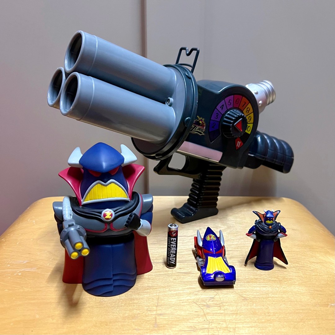 Disney Toy Story Emperor Zurg Blaster & Die-cast Metal Race Car with ...