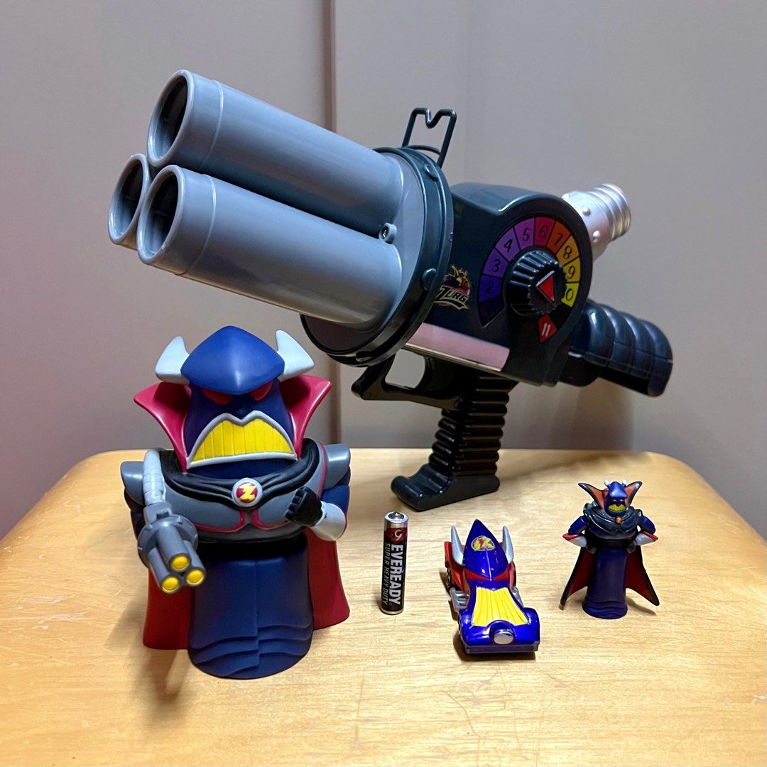 Disney Toy Story Emperor Zurg Blaster & Die-cast Metal Race Car with ...