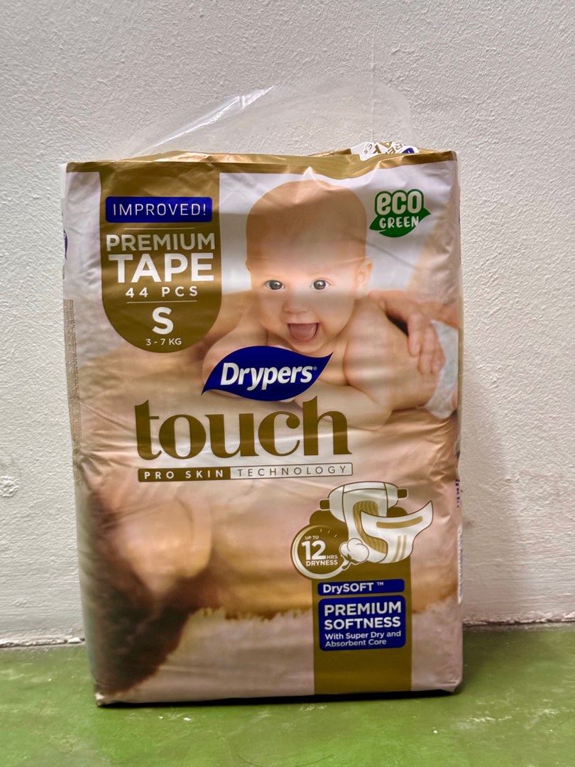 Drypers Touch Baby Diapers S44, Babies & Kids, Bathing & Changing ...
