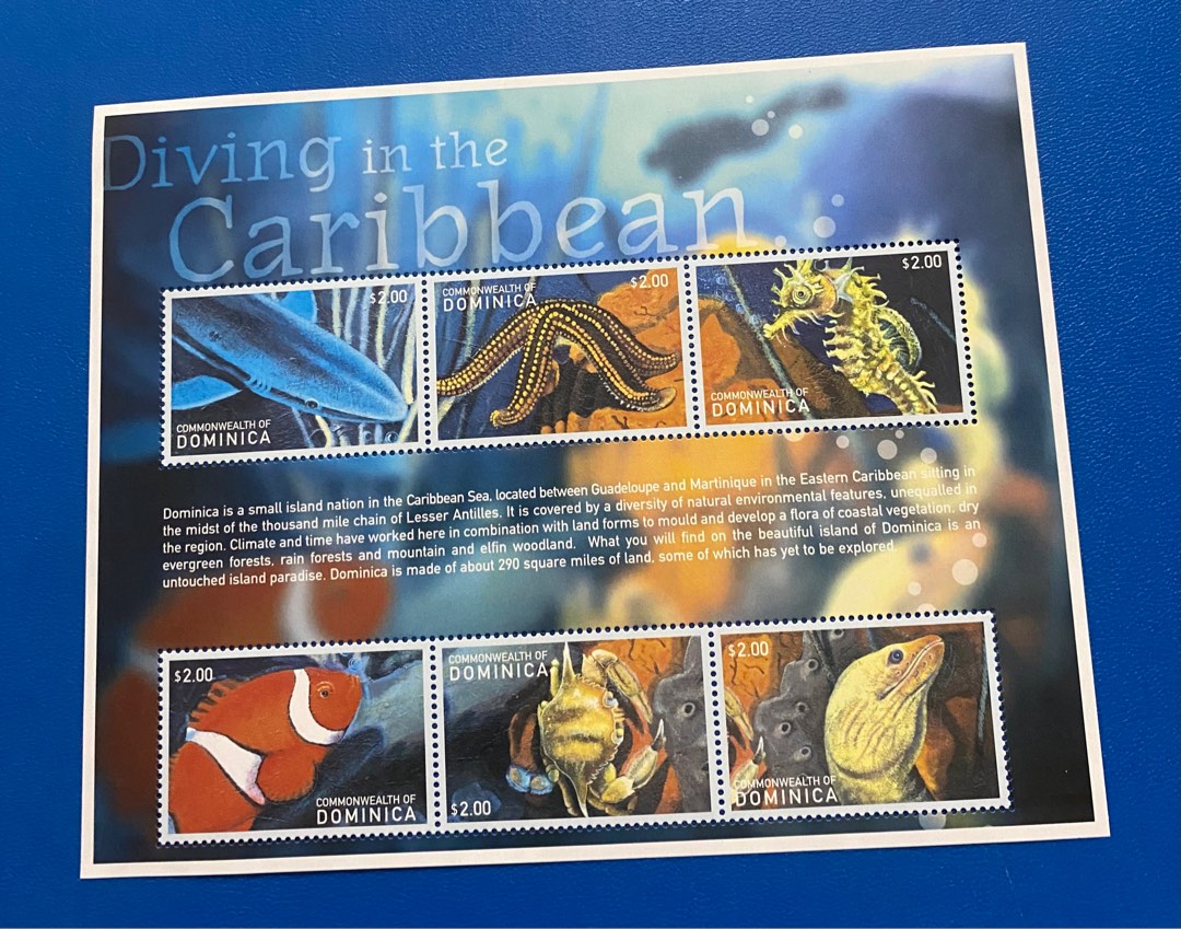 Final lelong sales - Dominica miniature sheet as in pictures ( soft ...