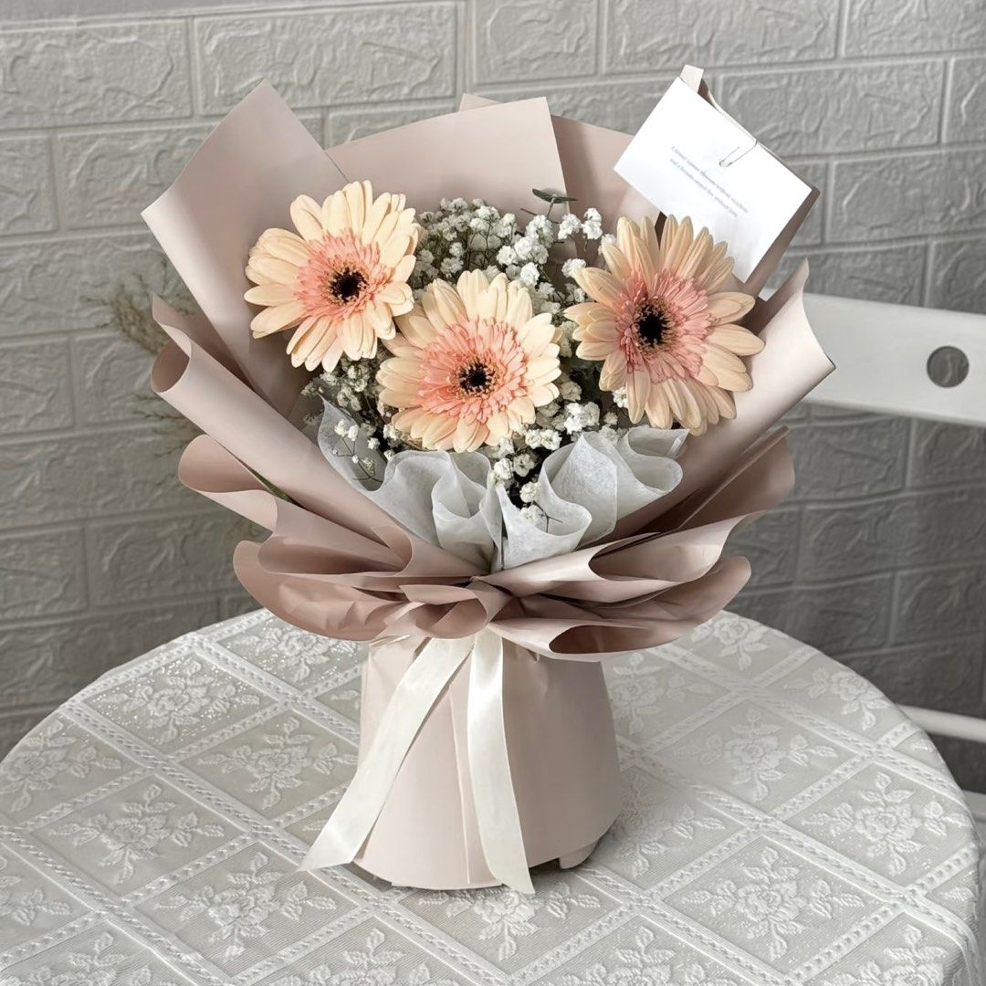 Gerbera Daisy Fresh Bouquet 💐 | Premium fresh flower bouquet ...