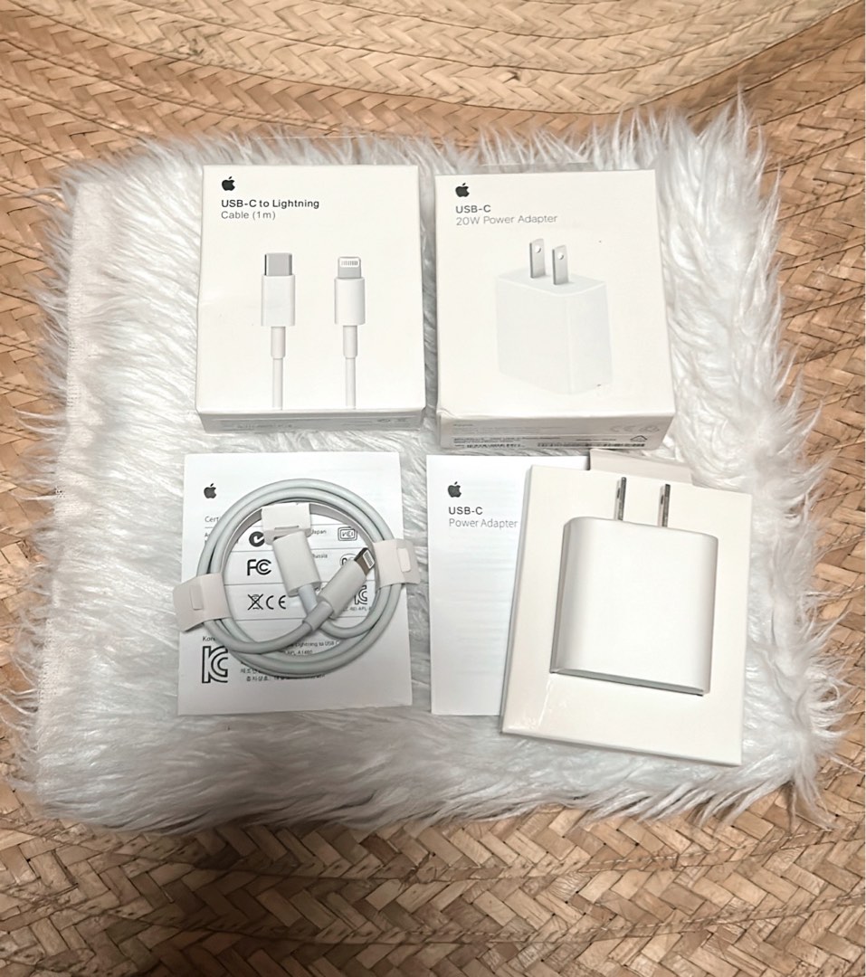 IPAD / IPHONE CHARGER SET CORD - C 1M & ADOPTOR 20 WATTS, Mobile Phones ...