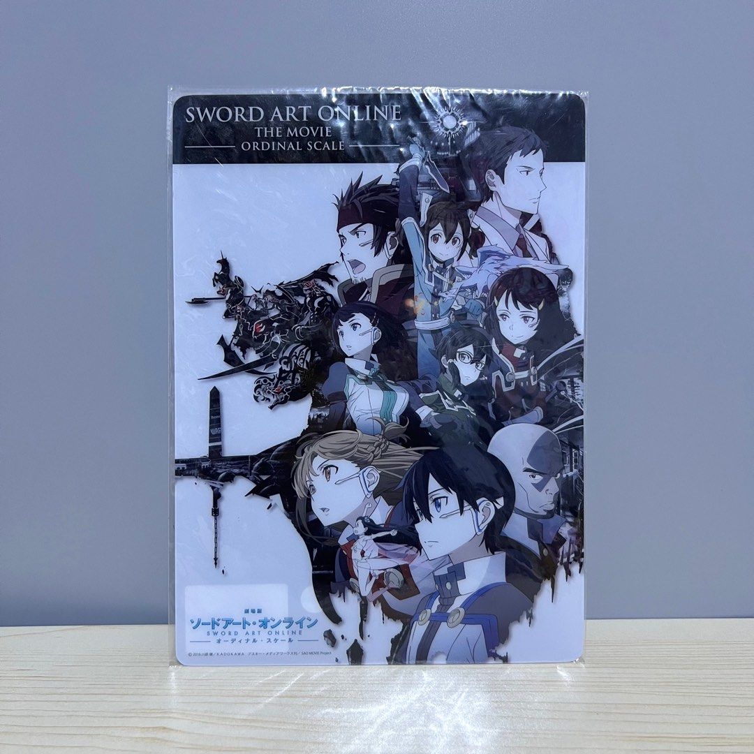 Kadokawa Sword Art Online The Movie: Ordinal Scale Visual Plastic Board 18x23cm - Php 150 ...