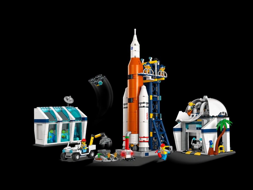 LEGO City 60351 Rocket Launch Center Set, Hobbies & Toys, Toys & Games ...