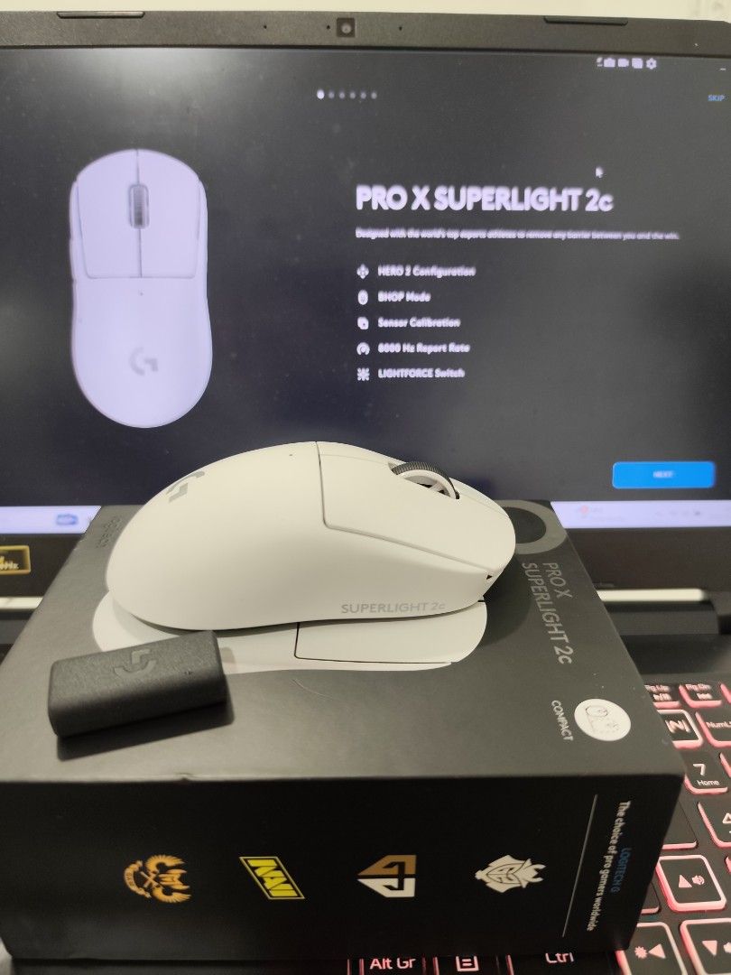 Logitech Pro X Superlight 2c Wireless Mouse, Computers & Tech, Parts ...