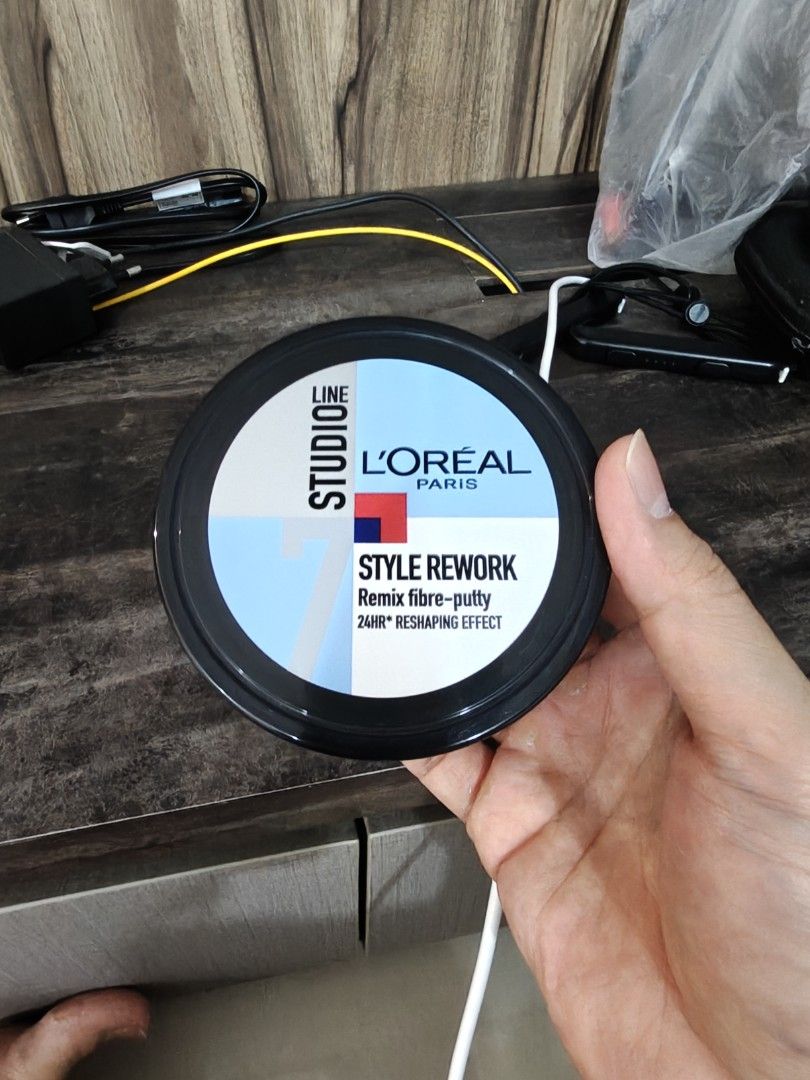 L'Oreal Studio Hair Wax Gel Style Rework Fibre Putty, Beauty & Personal ...