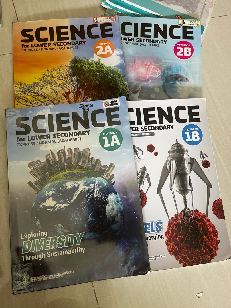 Sec 1 and Sec 2 Science Textbooks 1A, 1B, 2A, 2B, Hobbies & Toys, Books ...