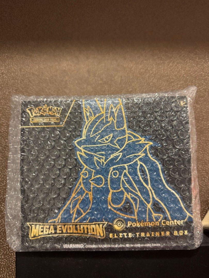 LUCARIO Pokemon Center Mega Evolution Elite Trainer Box, Hobbies & Toys ...