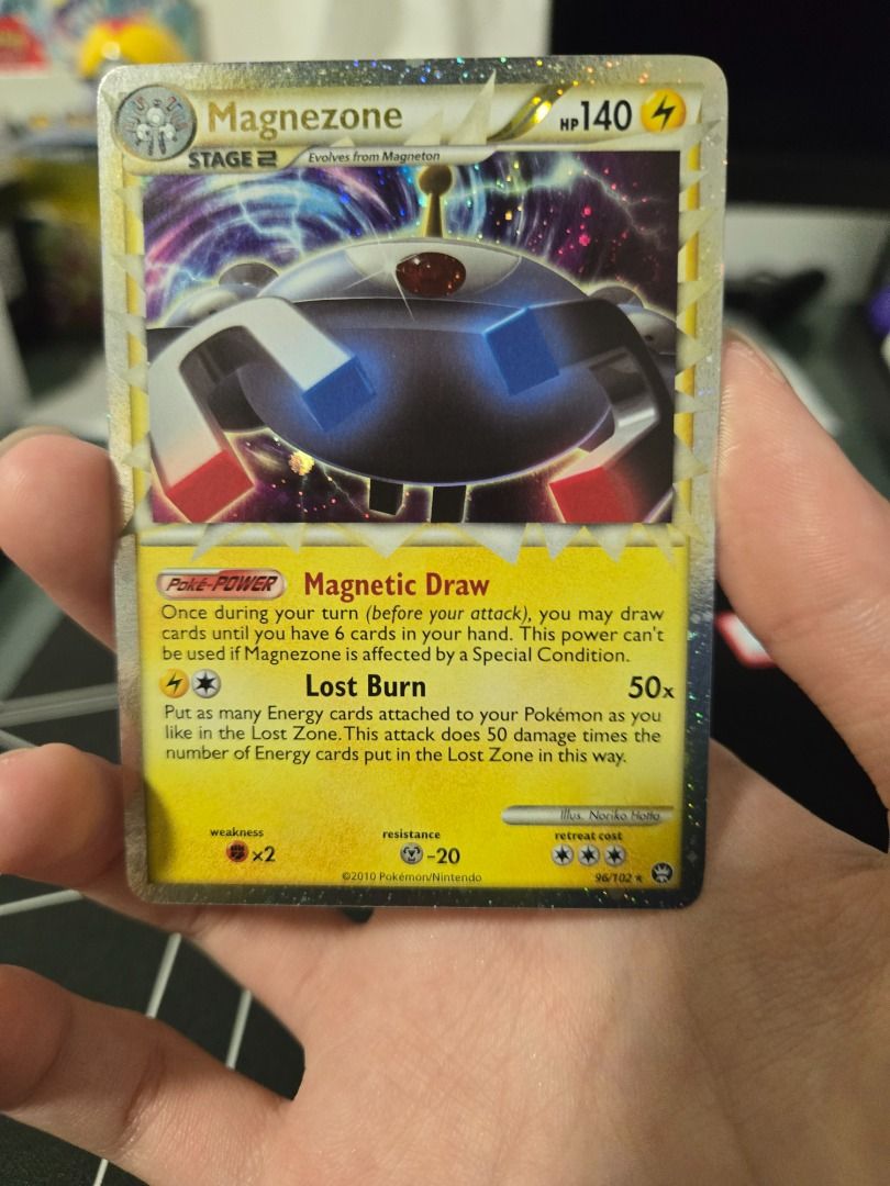 Magnezone Prime Holo HGSS Triumphant 96/102 EX FULL ART XY MEGA TTGX BW ...