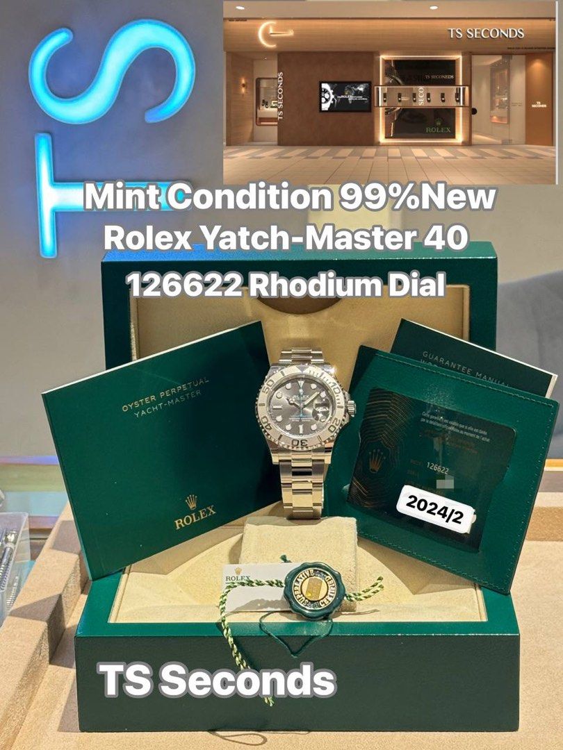 Mint Condition 99.9%New Unpolished Rolex Oyster Perpetual Date Yatch ...