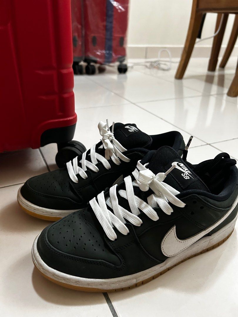 Nike SB Dunk Low Black White, Men's Fashion, Footwear, Sneakers on ...