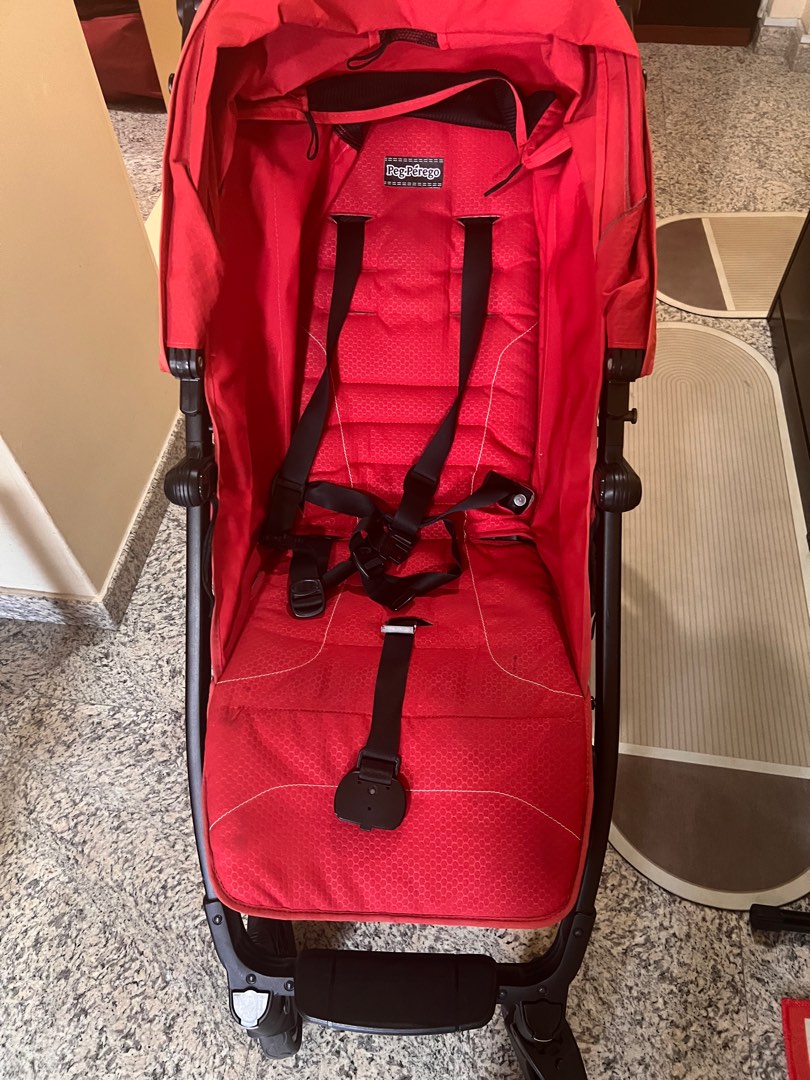Peg Perego Booklet Lite Class Mod Red Stroller, Babies & Kids, Going ...