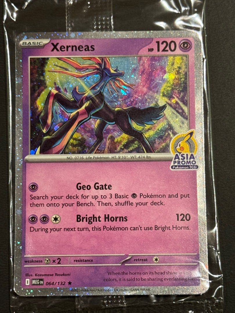 Pokemon TCG Asia Promo Xerneas Card, Hobbies & Toys, Toys & Games on ...