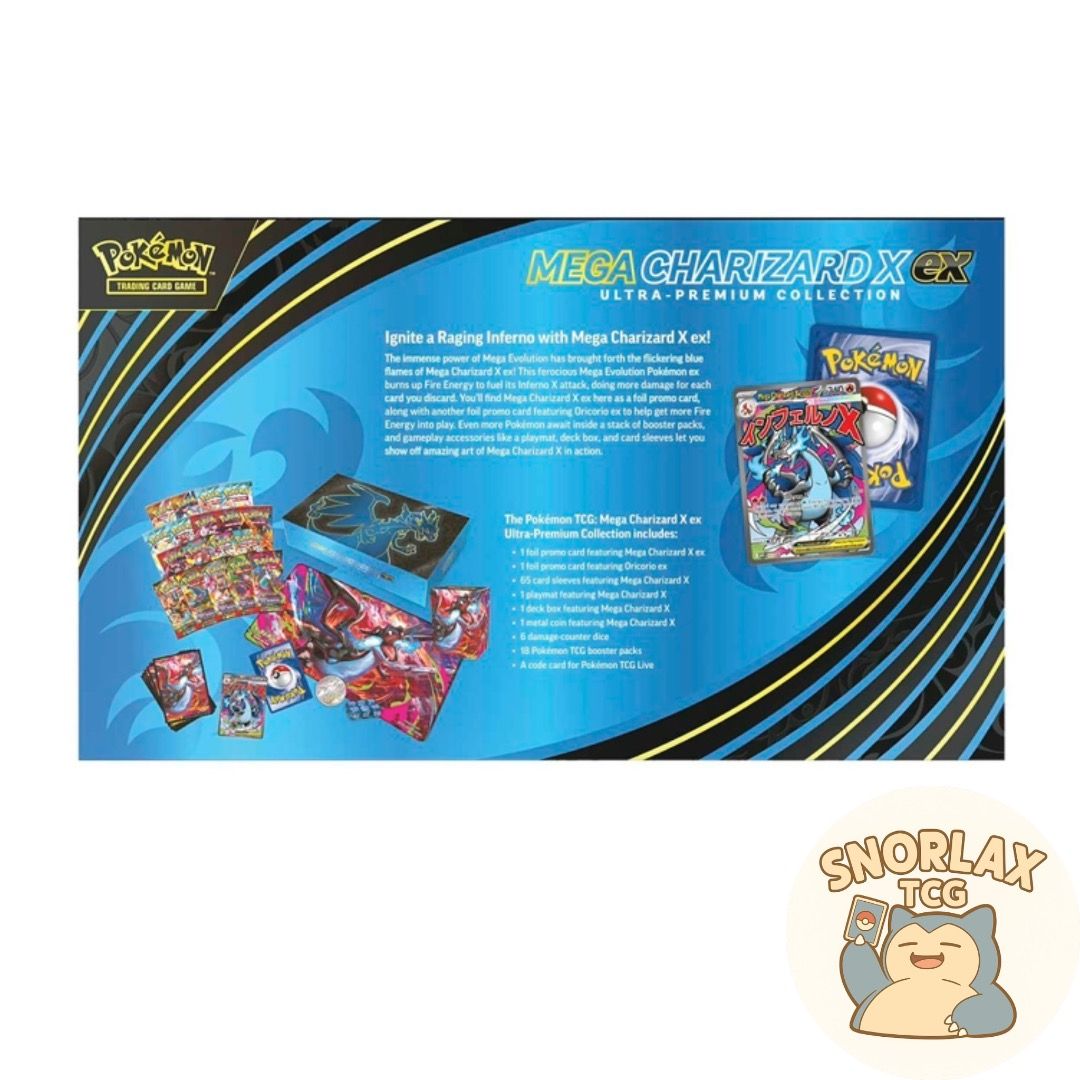 Mega Charizard X ex Ultra-Premium Collection Pokemon ME2 Evolution ...