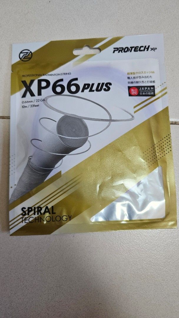 Protech XP66 Plus Badminton String, Sports Equipment, Sports & Games, Racket & Ball Sports on ...