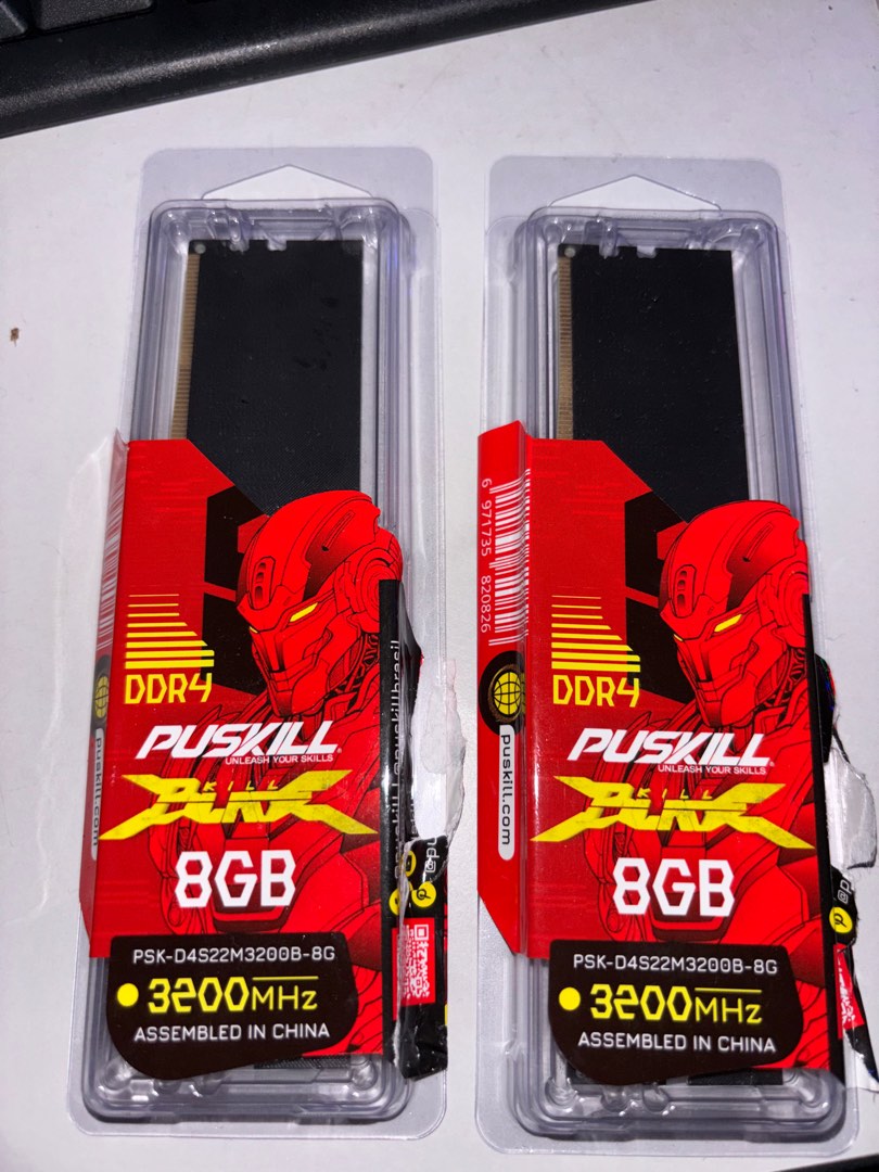 PUSKILL 16GB(8+8) RAM DDR4 3200MHz, Computers & Tech, Parts ...
