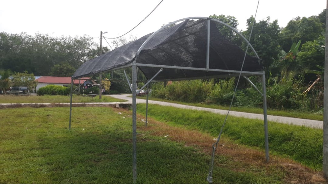 Rangka canopy 20x20 half moon, Furniture & Home Living, Outdoor Furniture on Carousell