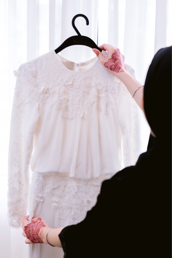 Rent Teh Firdaus Nikah Custom Dress, Women's Fashion, Dresses & Sets ...