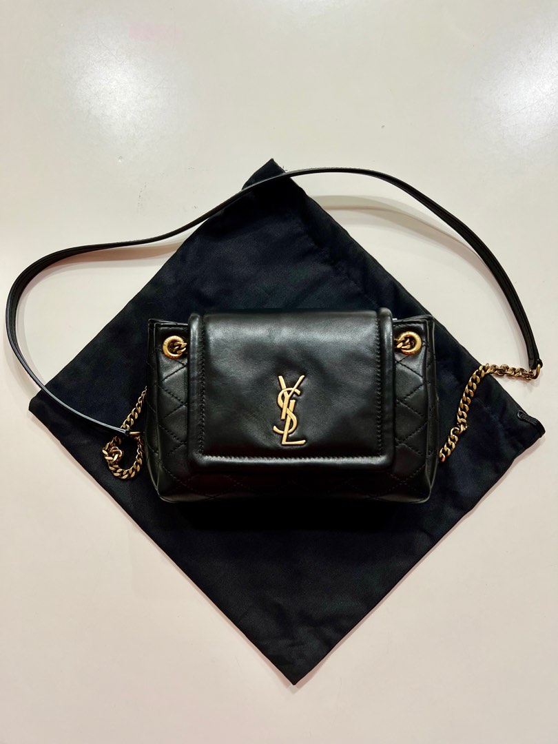 Saint Laurent Mini Nolita Lambskin Bag, Luxury, Bags & Wallets on Carousell