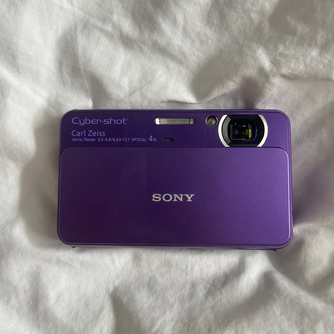 Sony Cybershot DSC-T99 (Purple) (Fully functioning digicam), Photography, Cameras on Carousell