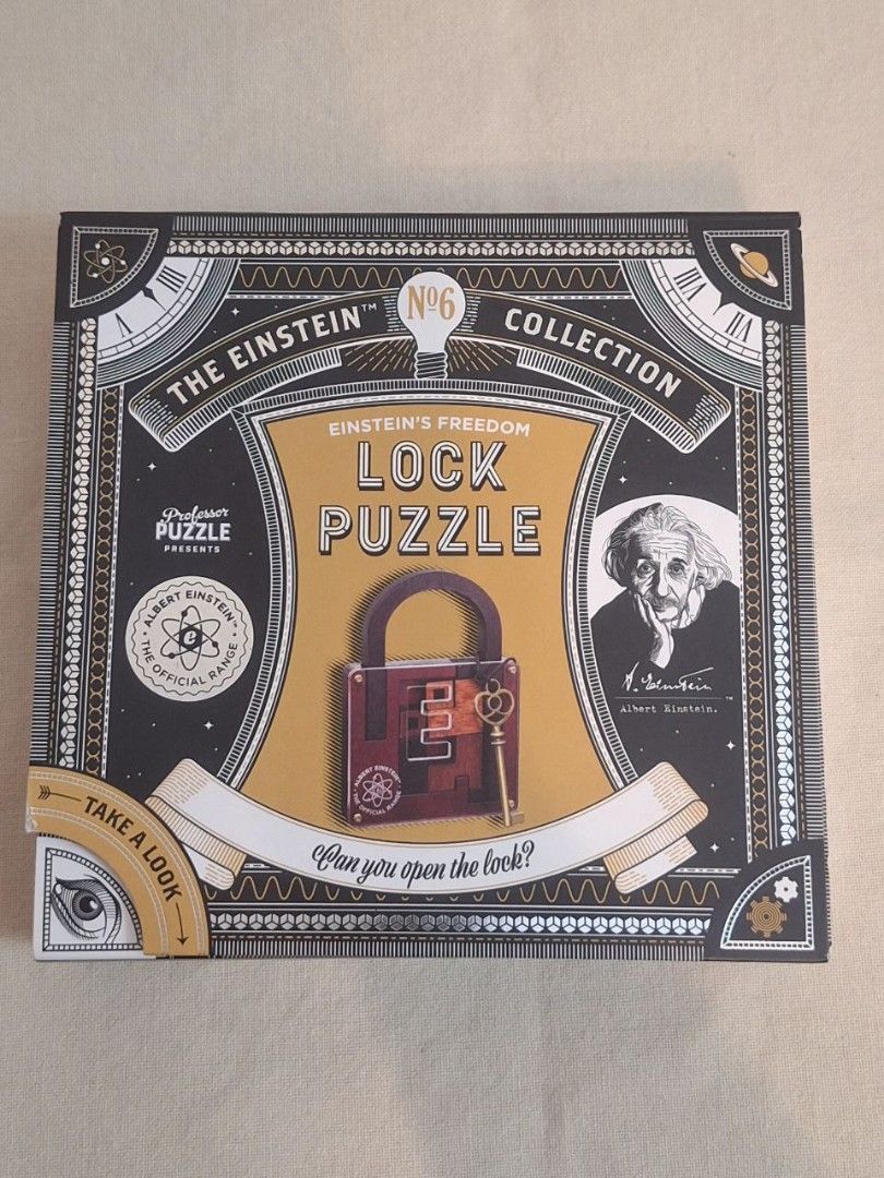 The "Einstein's Freedom Lock 🔐 Puzzle 🧩" from the Professor puzzle ...